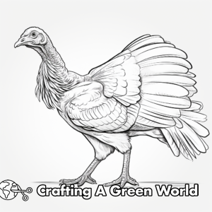 Wild Turkey Coloring Pages - Free & Printable!