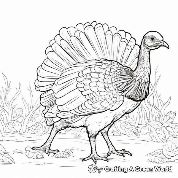 Wild Turkey Coloring Pages - Free & Printable!