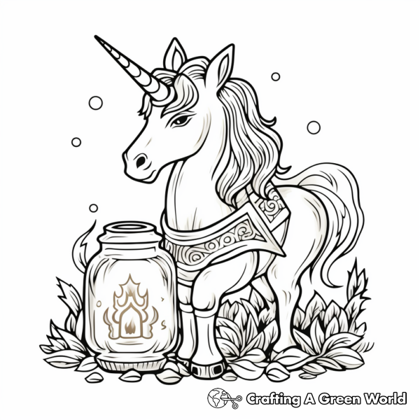 Unicorn Pumpkin Coloring Pages - Free & Printable!