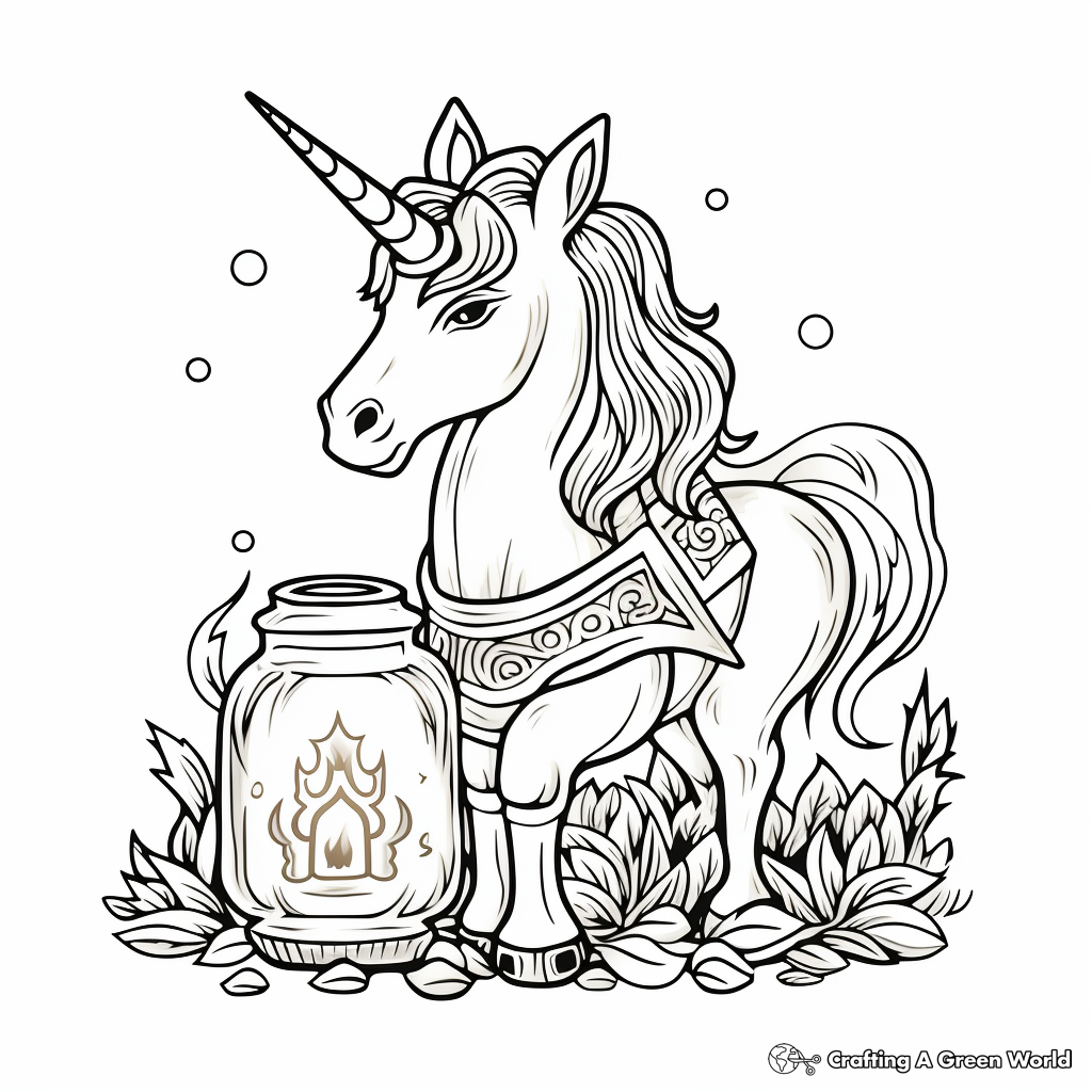 Unicorn Pumpkin Coloring Pages - Free & Printable!