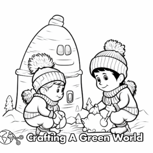 Christmas Gnome Coloring Pages - Free & Printable!