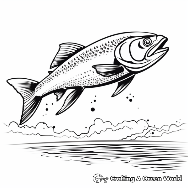 Salmon Coloring Pages - Free & Printable!