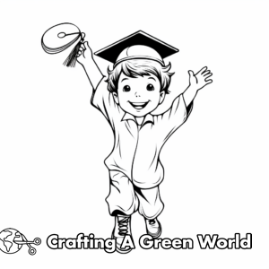 Graduation Coloring Pages - Free & Printable!