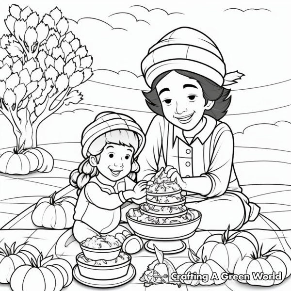 Thanksgiving Coloring Pages - Free & Printable!
