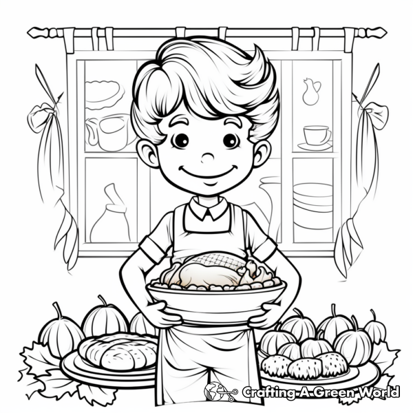Happy Thanksgiving Sign Coloring Pages - Free & Printable!