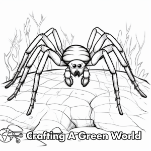 Tarantula Coloring Pages - Free & Printable!