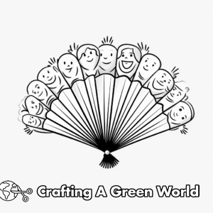 Fan Coloring Pages - Free & Printable!