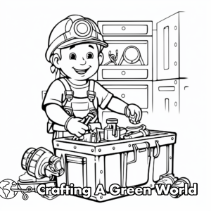 Tool Coloring Pages - Free & Printable!