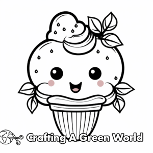 Kawaii Food Coloring Pages - Free & Printable!