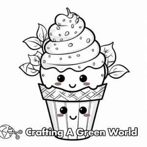 Kawaii Food Coloring Pages - Free & Printable!