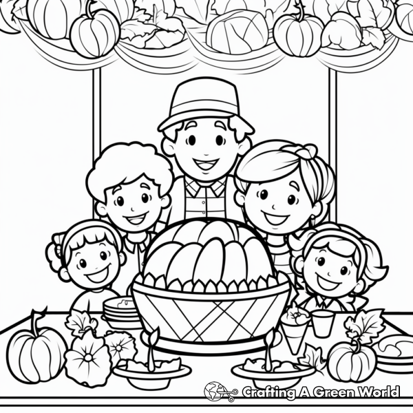 Thanksgiving Coloring Pages - Free & Printable!