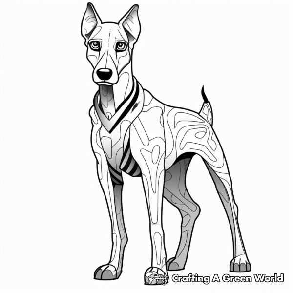 Great Dane Coloring Pages - Free & Printable!