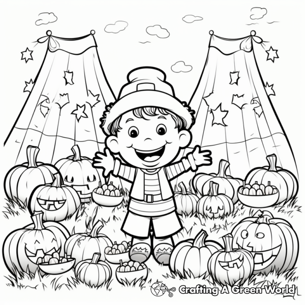 Happy Thanksgiving Sign Coloring Pages - Free & Printable!