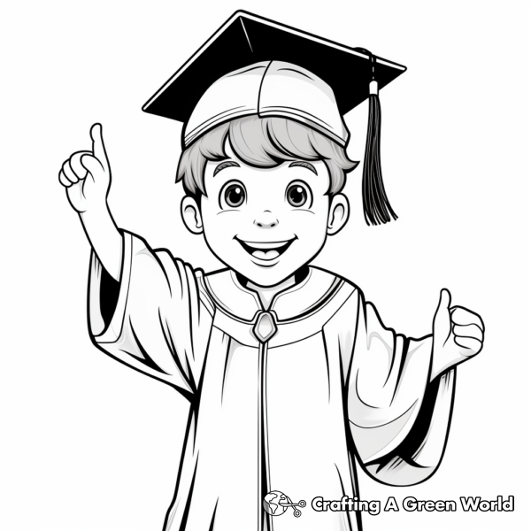 Graduation Coloring Pages - Free & Printable!