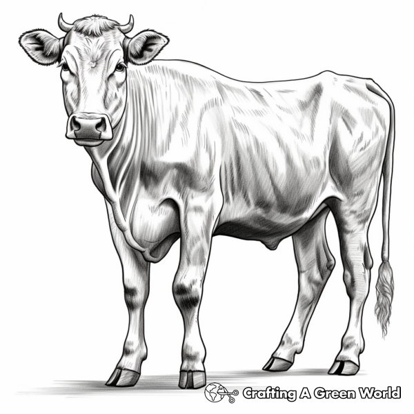 Cow For Adults Coloring Pages - Free & Printable!