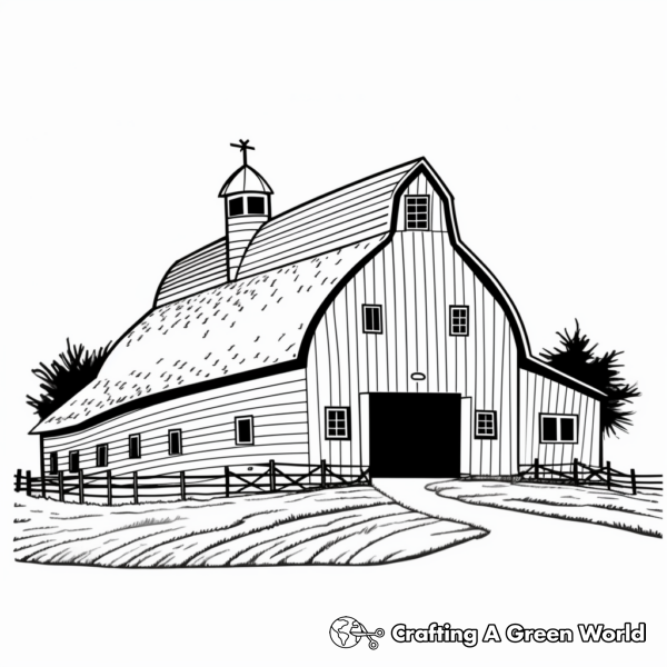 Barn Coloring Pages - Free & Printable!