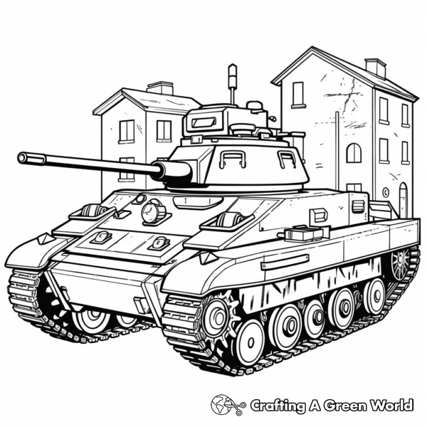 Tank Coloring Pages - Free & Printable!