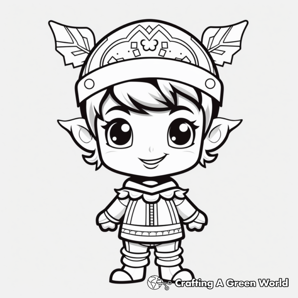 Elf On The Shelf Coloring Pages - Free & Printable!
