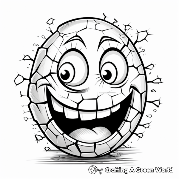 Cracked Egg Coloring Pages - Free & Printable!