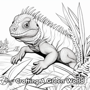 Lizard Coloring Pages - Free & Printable!