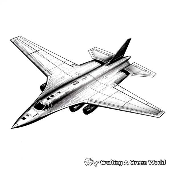 Fighter Jet Coloring Pages - Free & Printable!