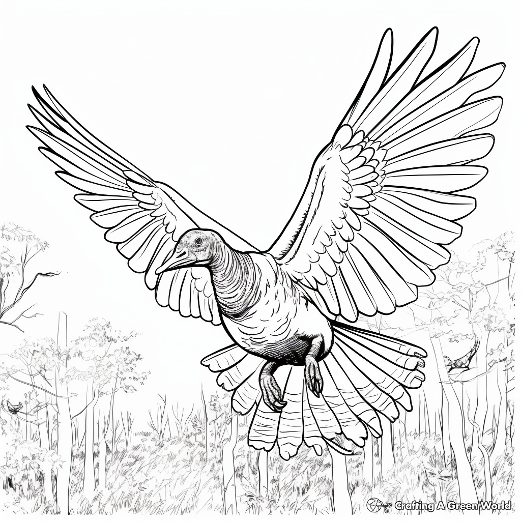 Wild Turkey Coloring Pages - Free & Printable!