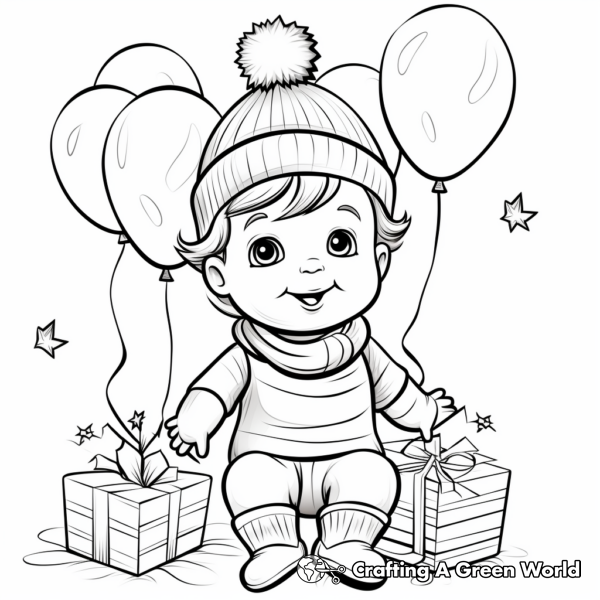 New Years Coloring Pages - Free & Printable!
