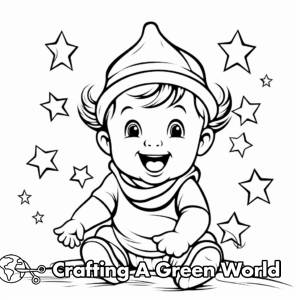 New Years Coloring Pages - Free & Printable!