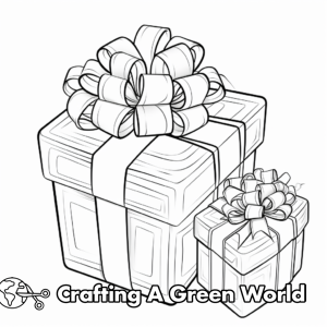 Present Coloring Pages - Free & Printable!