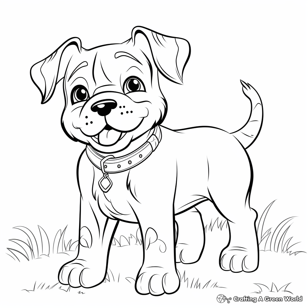 Bulldog Coloring Pages - Free & Printable!