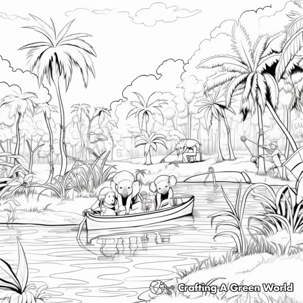 Jungle Coloring Pages - Free & Printable!