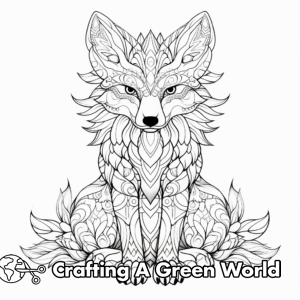 Cute Fox Coloring Pages - Free & Printable!