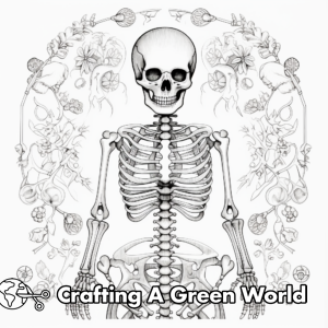 Skeleton Coloring Pages - Free & Printable!