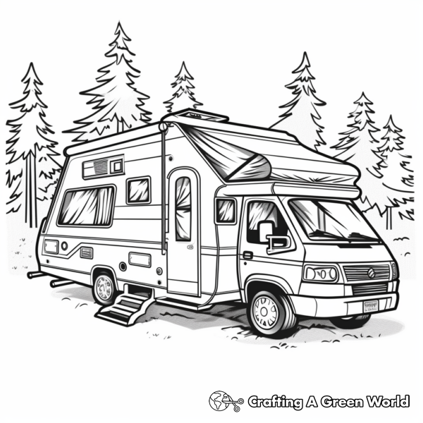 Camping Coloring Pages - Free & Printable!