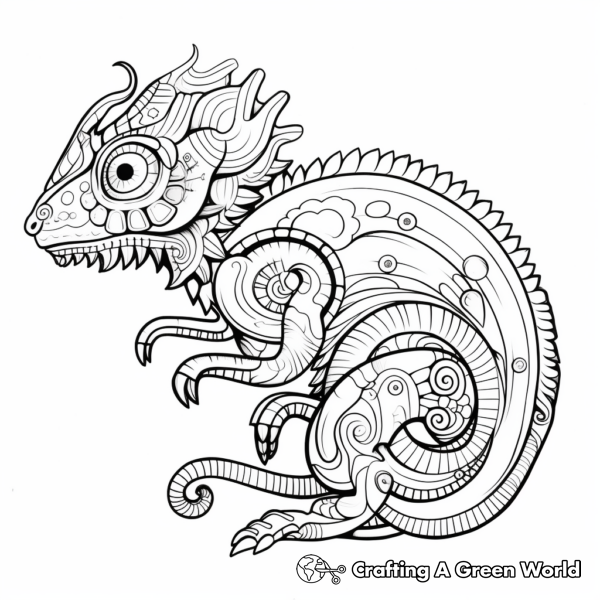 Lizard Coloring Pages - Free & Printable!