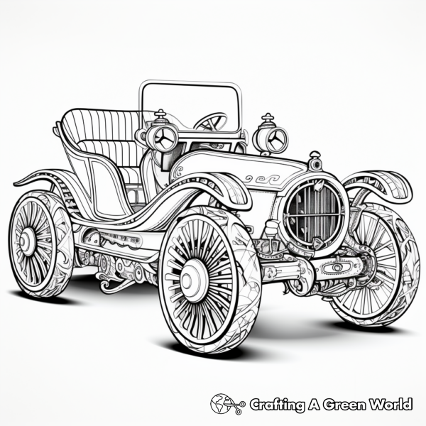 Derby Car Coloring Pages - Free & Printable!