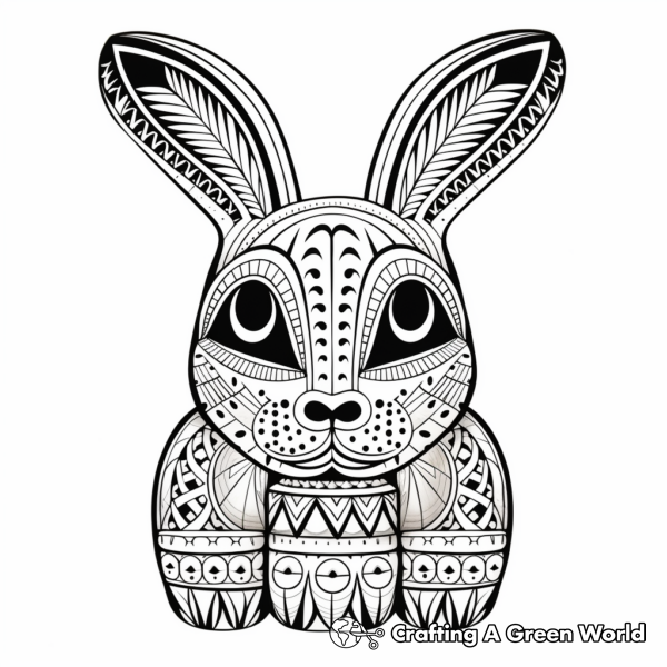Easter Bunny Coloring Pages - Free & Printable!