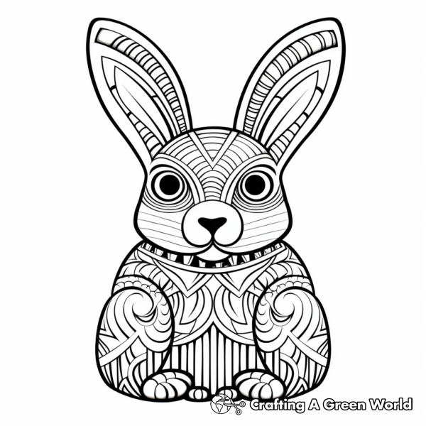 Easter Bunny Coloring Pages - Free & Printable!