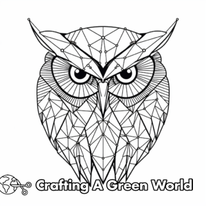 Geometric Animal Coloring Pages - Free & Printable!