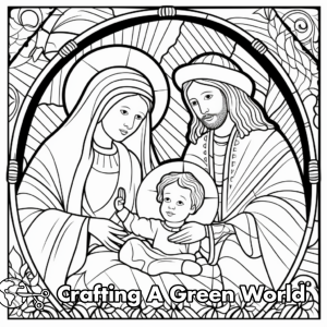 Nativity Coloring Pages - Free & Printable!