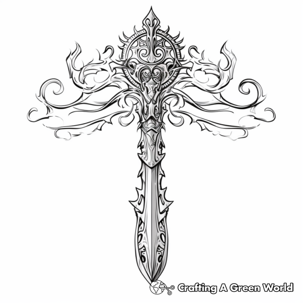 Sword Coloring Pages - Free & Printable!