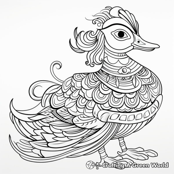 D Is For Duck Coloring Pages - Free & Printable!