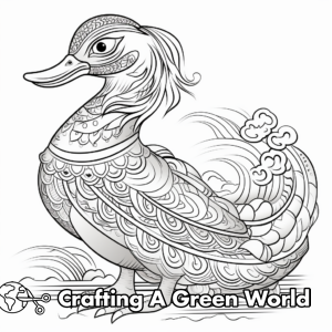 D Is For Duck Coloring Pages - Free & Printable!