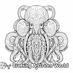 Octopus For Adults Coloring Pages - Free & Printable!