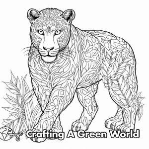 Panther Coloring Pages - Free & Printable!