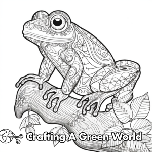 Tree Frog Coloring Pages - Free & Printable!