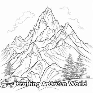 Mountain Coloring Pages - Free & Printable!