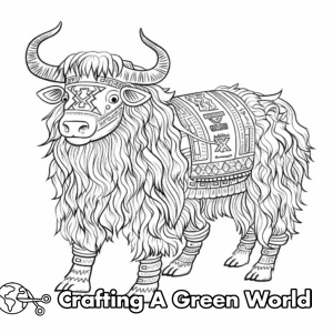 Yak Coloring Pages - Free & Printable!