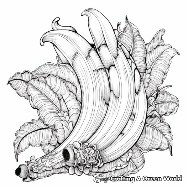 Banana Coloring Pages - Free & Printable!