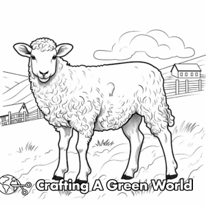 Sheep Coloring Pages - Free & Printable!